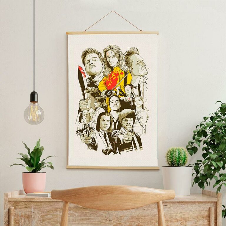 Постер на стіну з тканини «Кримінальне чтиво. Легенди мафії. Pulp ...