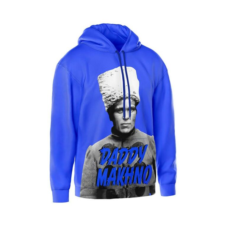Худі чоловіче з принтом «Батько Махно. Daddy Makhno» купити в Україні ...